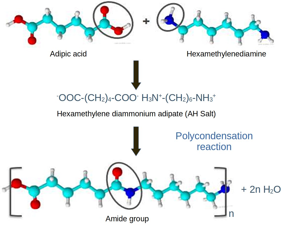 Tech-Type: Polycondensation of Adipic Acid with HMDA into PA66